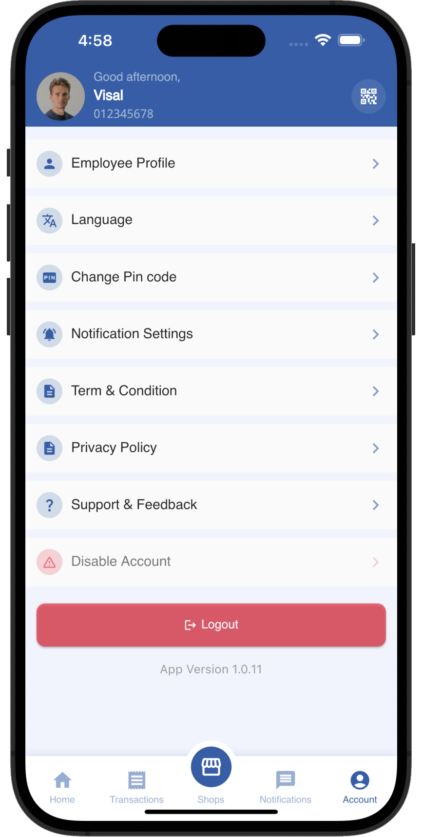 Quick Wallet App | Home